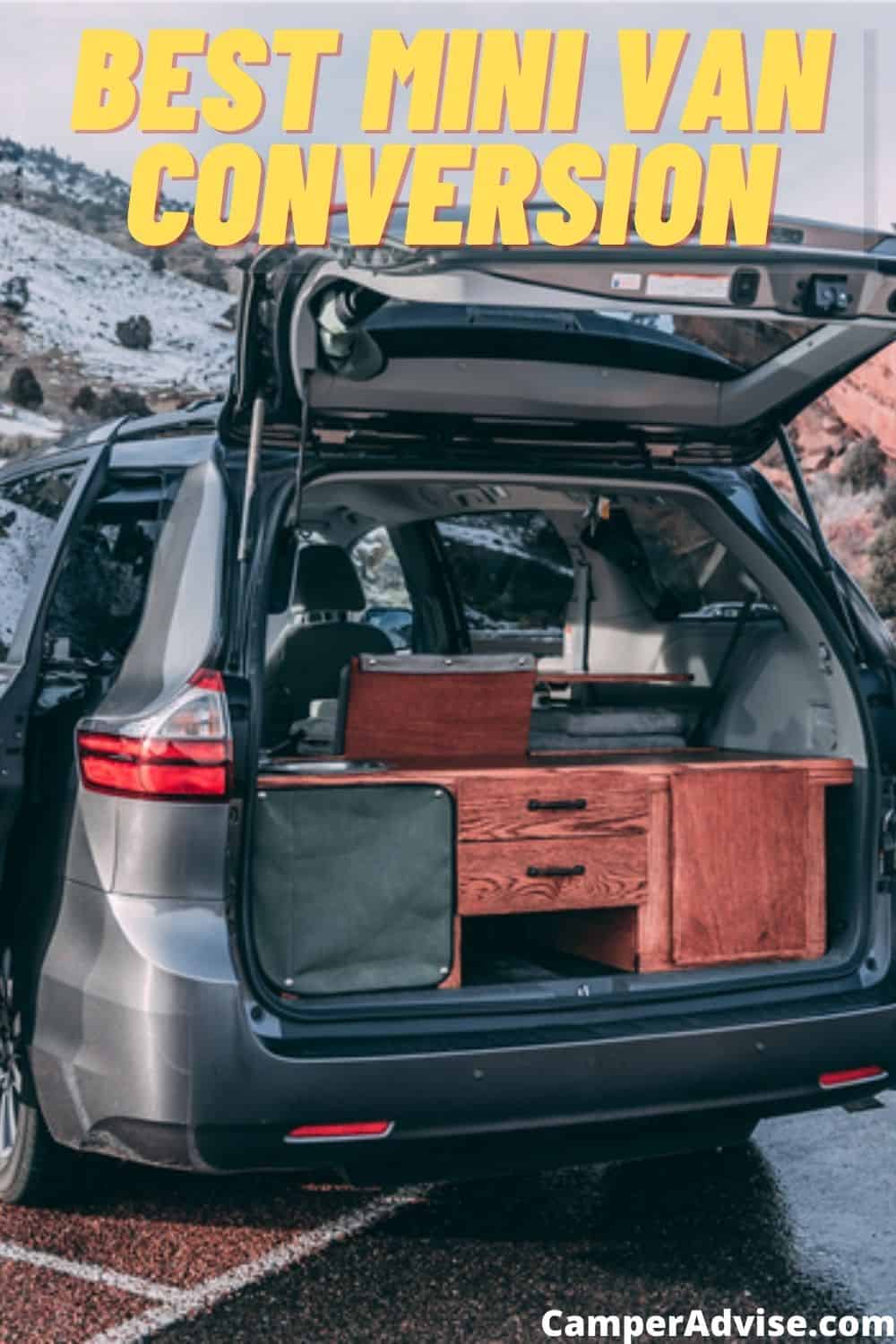 Minivan Camper Conversions | CamperAdvise