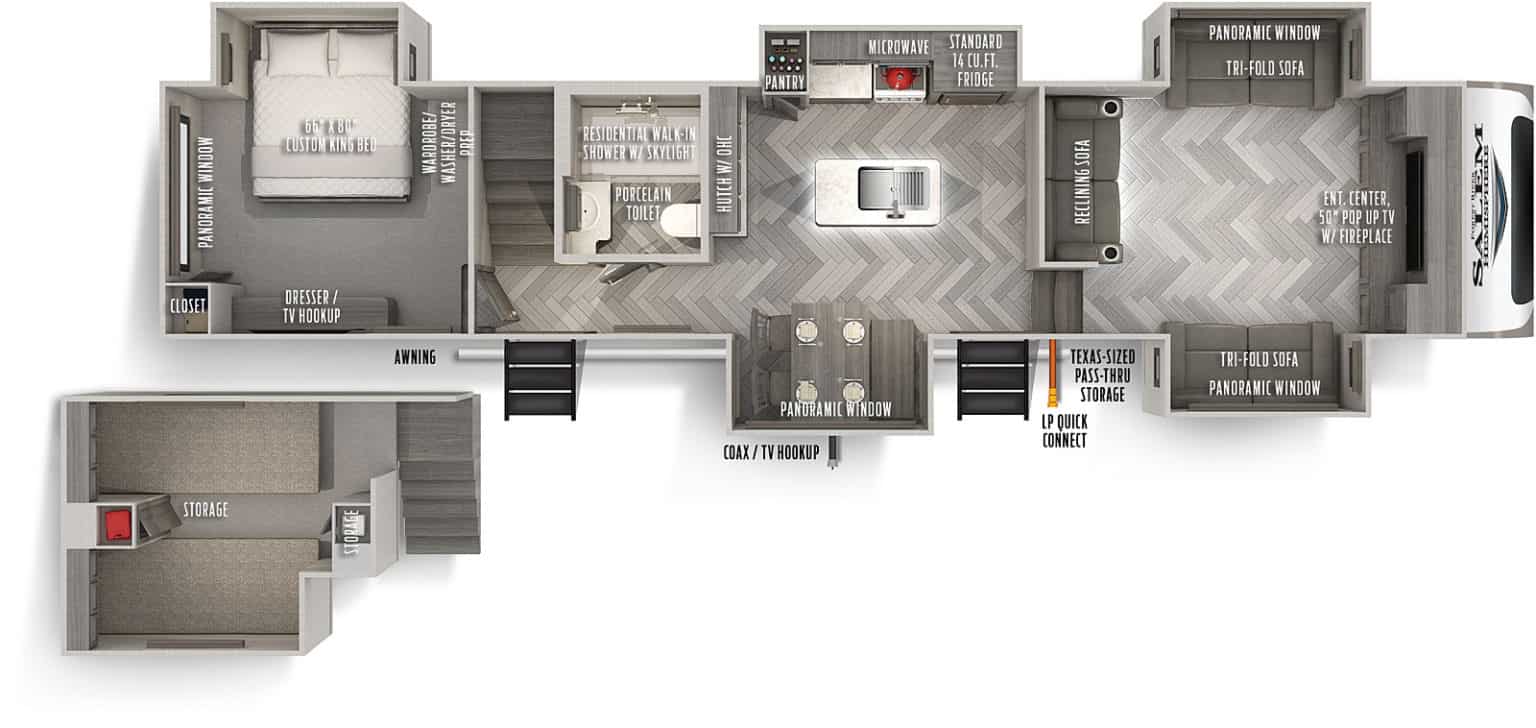 Travel Trailers With Loft Floorplans | CamperAdvise