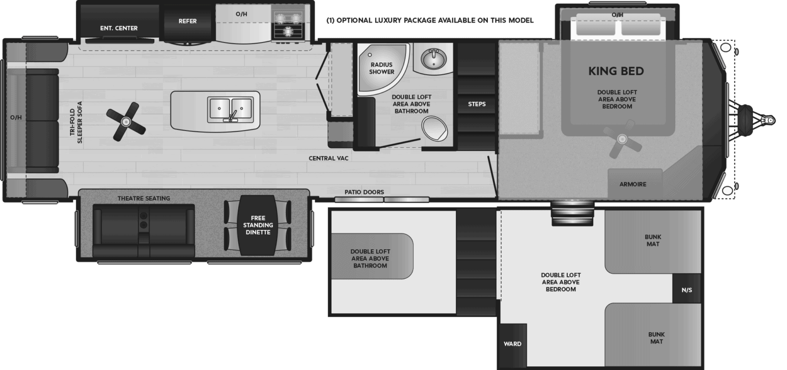 Travel Trailers With Loft Floorplans | CamperAdvise