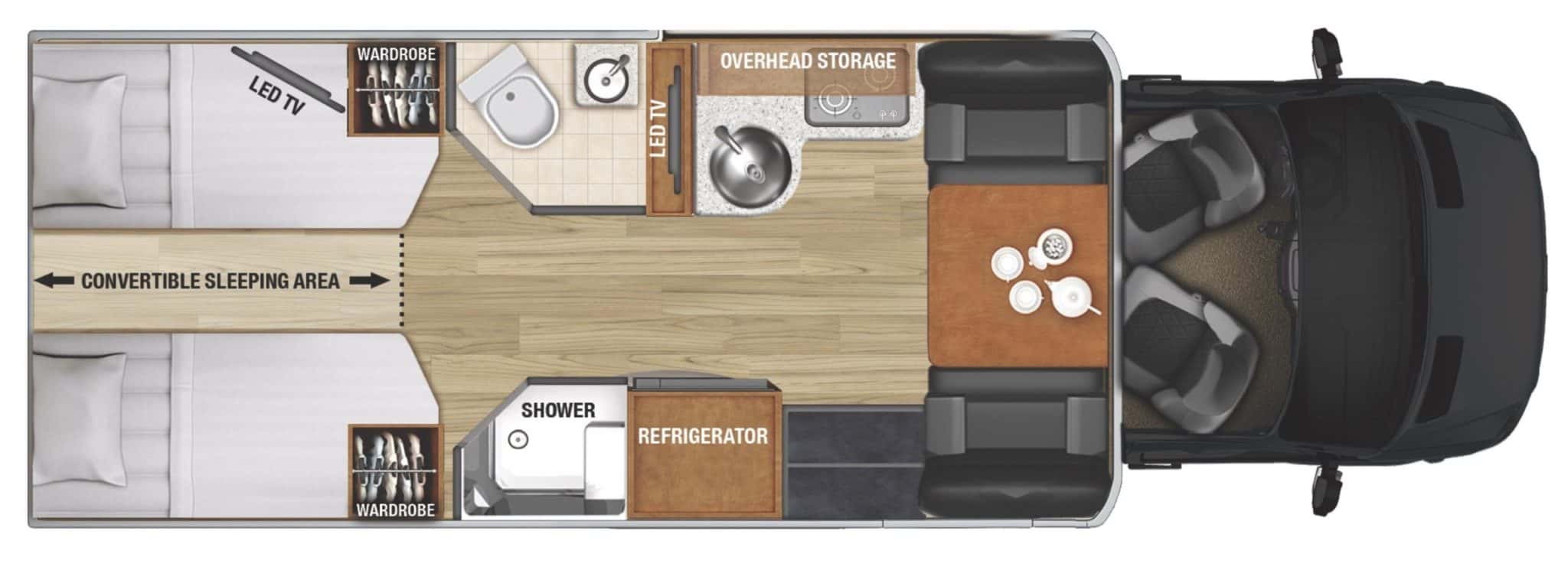 Camper Van with Slide Out | CamperAdvise